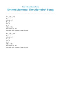 Emma Memma: The Alphabet Song Video & Resources | ClickView