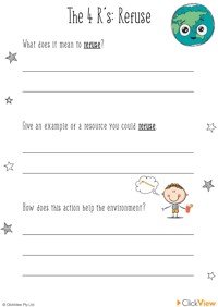 The 4 R's: Refuse, Reduce, Re-Use, Recycle | ClickView