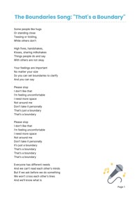 The Boundaries Song: "That's a Boundary" | ClickView