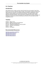 The Australian Jury System Video & Resources | ClickView