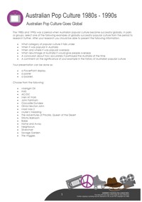Australian Pop Culture 1980s - 1990s | ClickView
