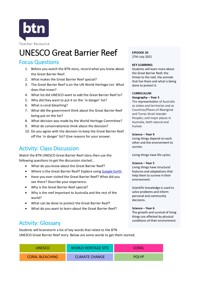 UNESCO Great Barrier Reef Video & Resources | ClickView