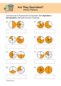 Fractions - Equivalent fractions | ClickView
