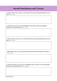 Normal Distributions and Z-Scores | ClickView