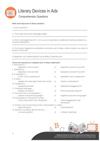 Literary Devices in Ads Video & Resources | ClickView