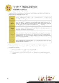 Health in Medieval Britain Video & Resources | ClickView