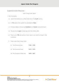 Japan Under the Shoguns Video & Resources | ClickView