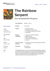 The Rainbow Serpent Video & Resources | ClickView