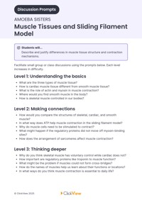 Muscle Tissues and Sliding Filament Model | ClickView