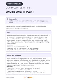 World War II: Part 1 Video & Resources | ClickView