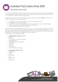 Australian Pop Culture Since 2000 | ClickView