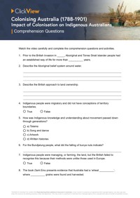 Impact of Colonisation on Indigenous Australians | ClickView