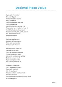 Decimal Place Value Video & Resources | ClickView