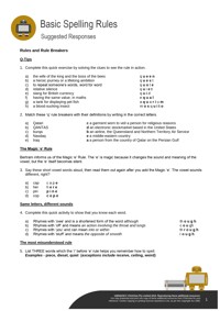 Basic Spelling Rules Video & Resources | ClickView
