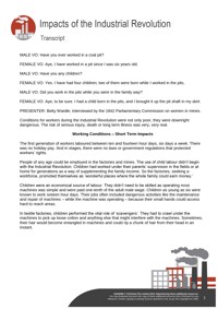 Impacts of the Industrial Revolution | ClickView