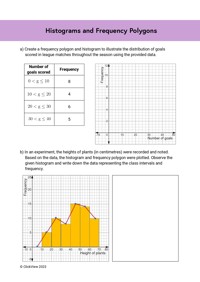 frequency polygon worksheet