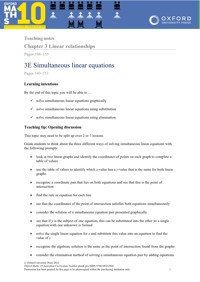 Solving Simultaneous Linear Equations by Elimination | ClickView