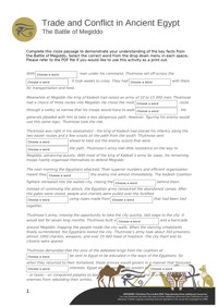 Trade and Conflict in Ancient Egypt | ClickView