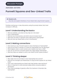 Punnett Squares and Sex-Linked Traits | ClickView