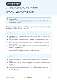 From Farm to Fork Video & Resources | ClickView