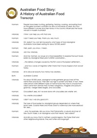 A History of Australian Food Video & Resources | ClickView