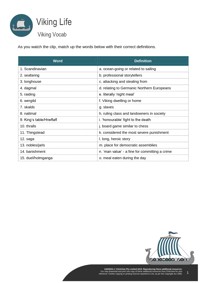 Viking Life Video & Resources | ClickView
