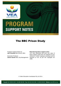 The BBC Prison Study Video & Resources | ClickView
