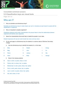 Classification Keys Video & Resources | ClickView