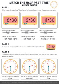 Half Past on Digital Clocks Video & Resources | ClickView