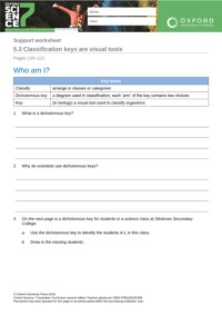 Classification Keys Video & Resources | ClickView