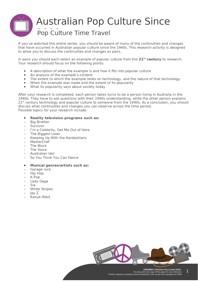 Australian Pop Culture Since 2000 | ClickView