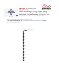 The Division Symbol Video & Resources | ClickView