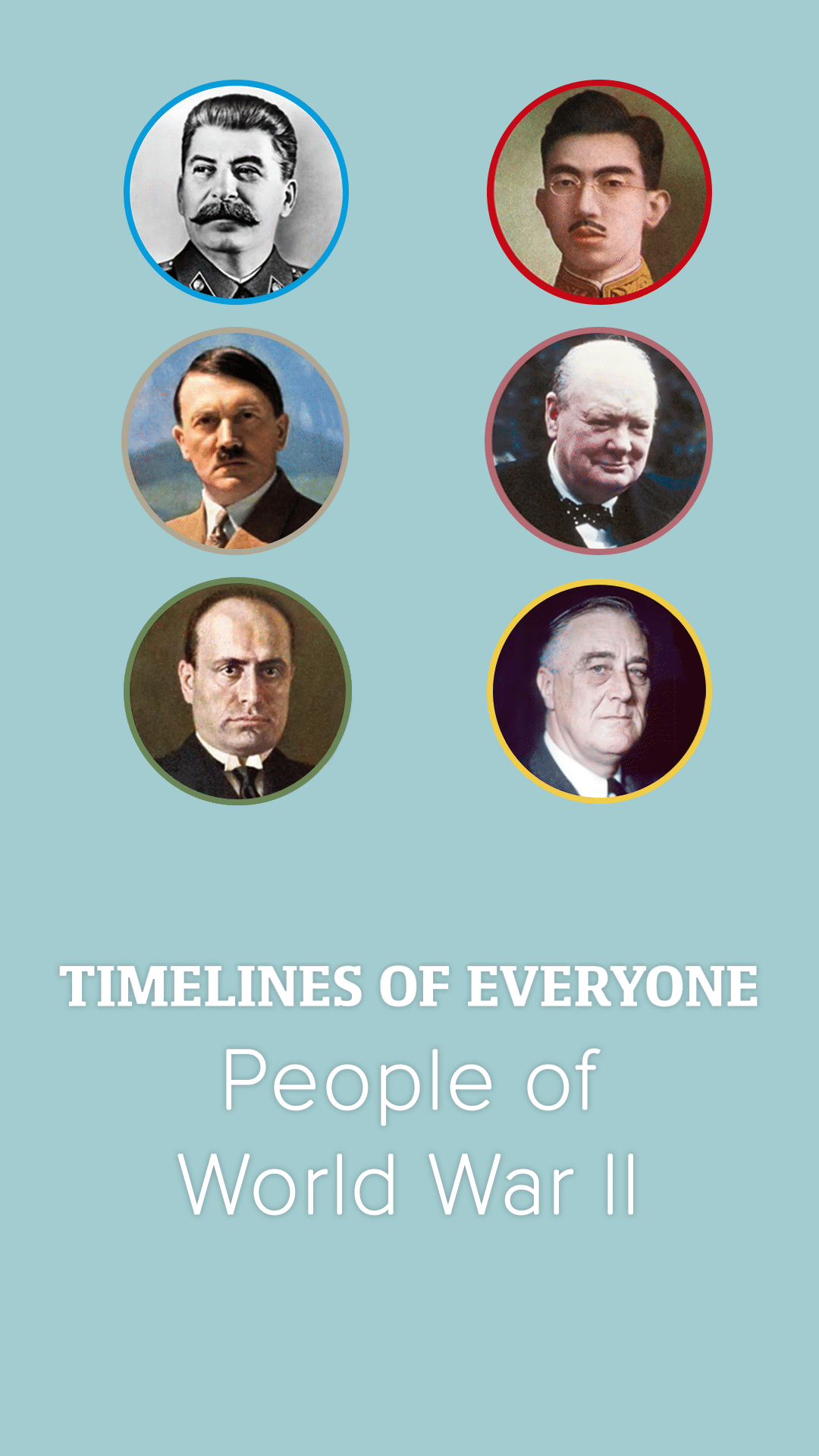 Timelines of Everyone: People of World War II | ClickView