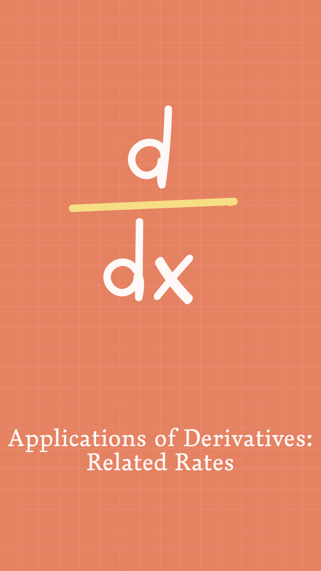 Applications of Derivatives: Related Rates | ClickView