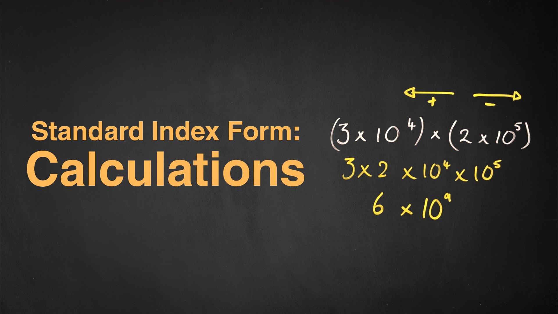 Standard Index Form: Calculations | ClickView