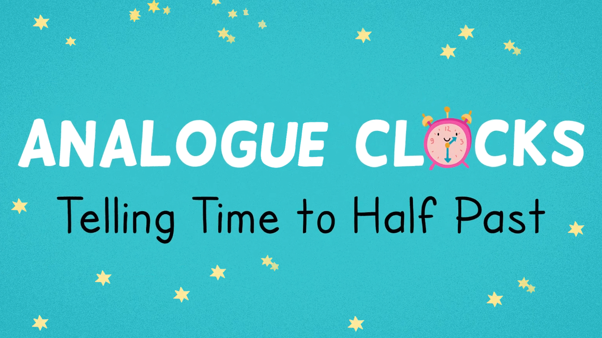 Half Past On Analogue Clocks Video And Resources Clickview