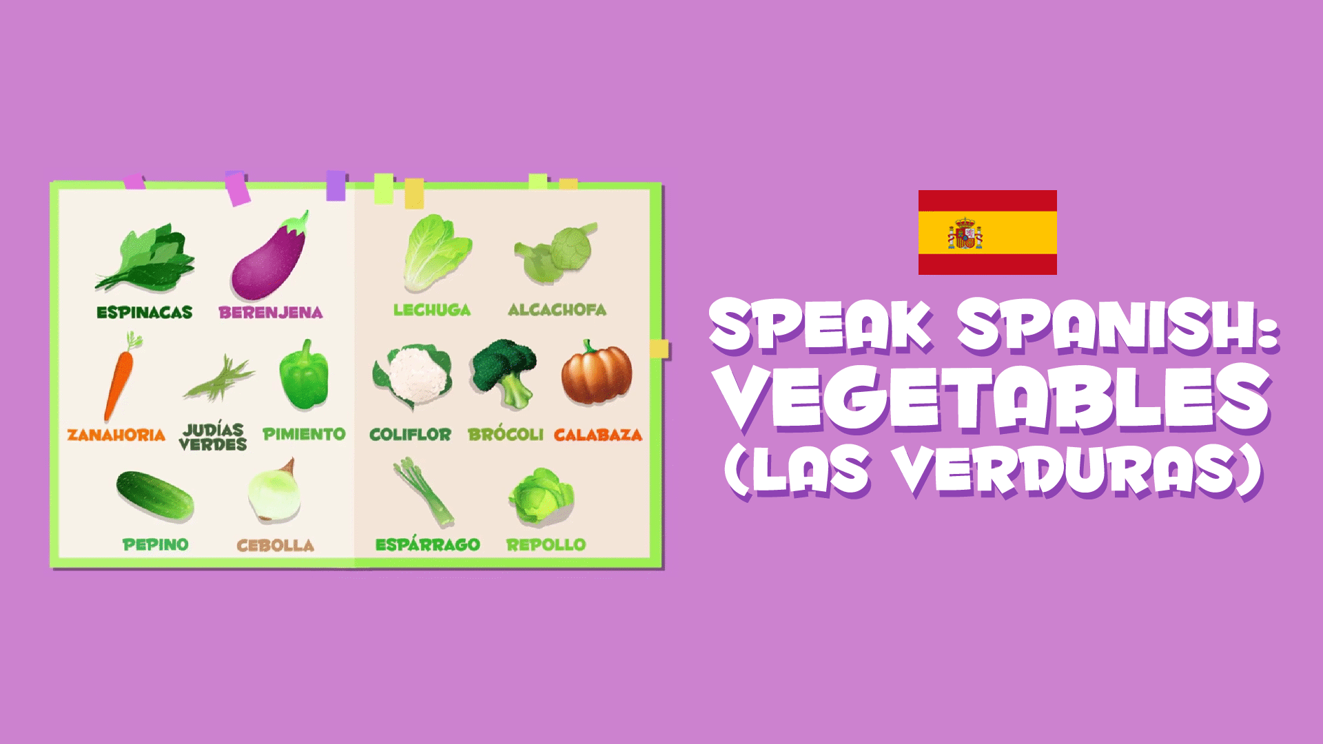 Vegetables (Las Verduras) Video & Resources | ClickView