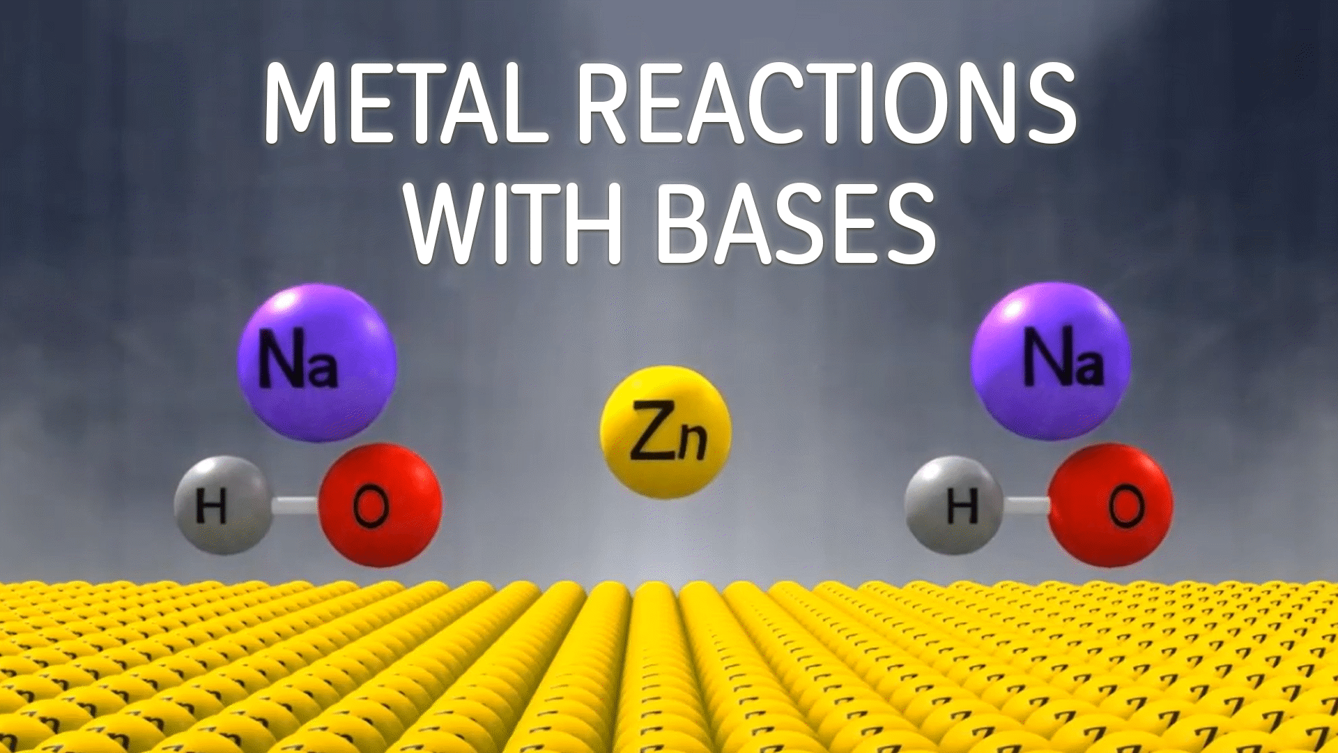 Chemical Properties of Metals: Reaction with Bases | ClickView