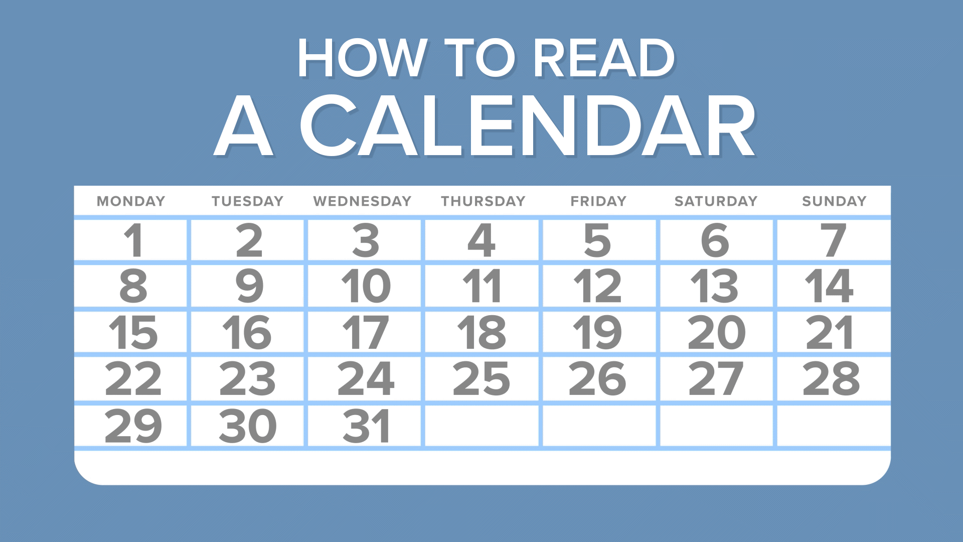 Reading Calendars - ClickView