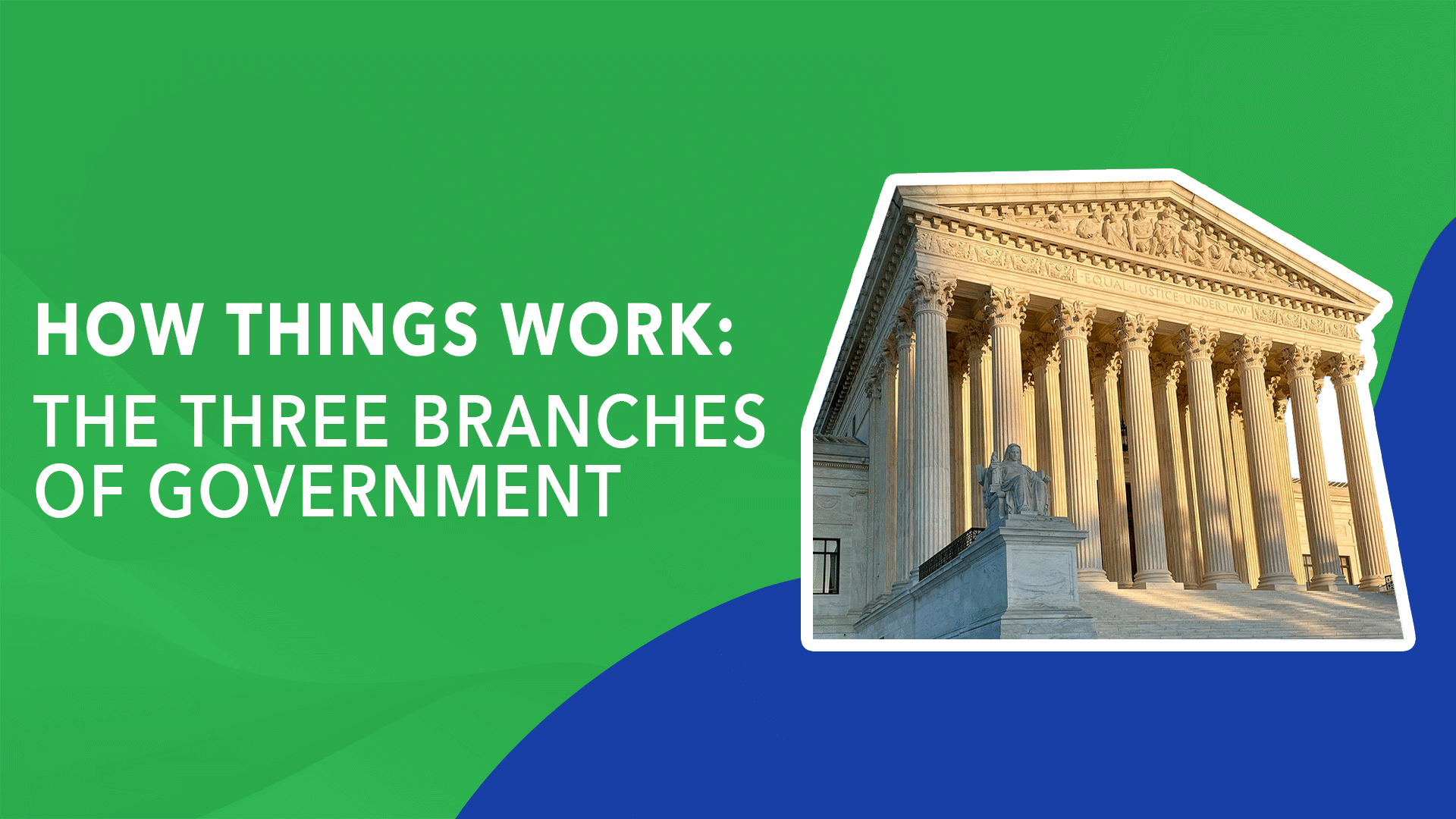 How Things Work: The Three Branches of Government | Streamable Learning