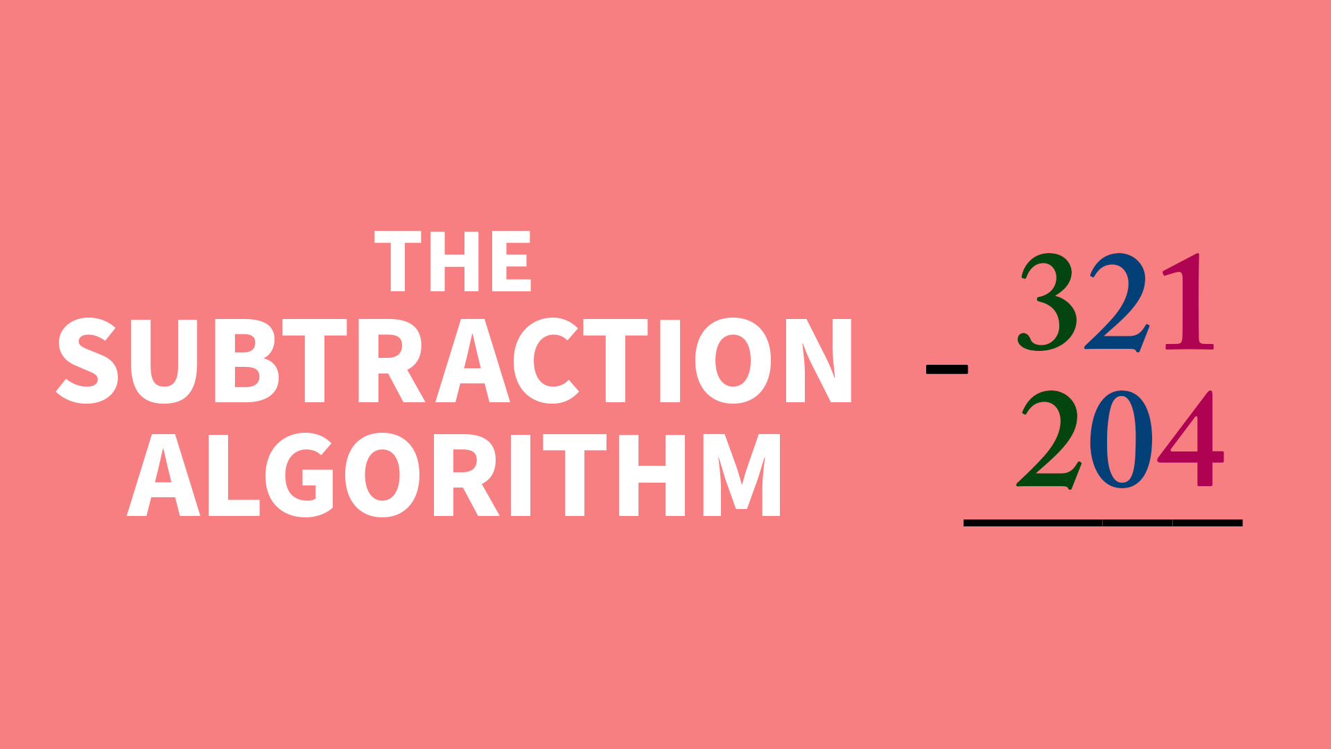 Subtracting Whole Numbers Video & Resources | ClickView