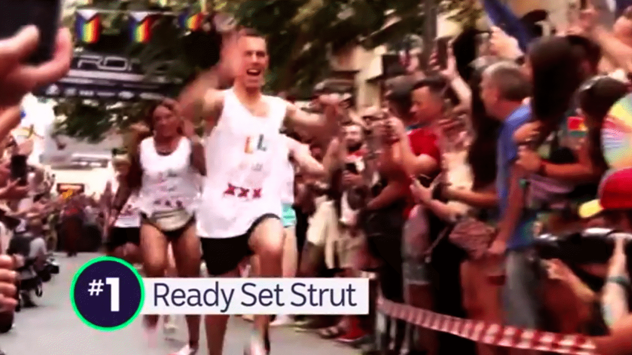 High Heel Race - A high heel running race has... - ClickView