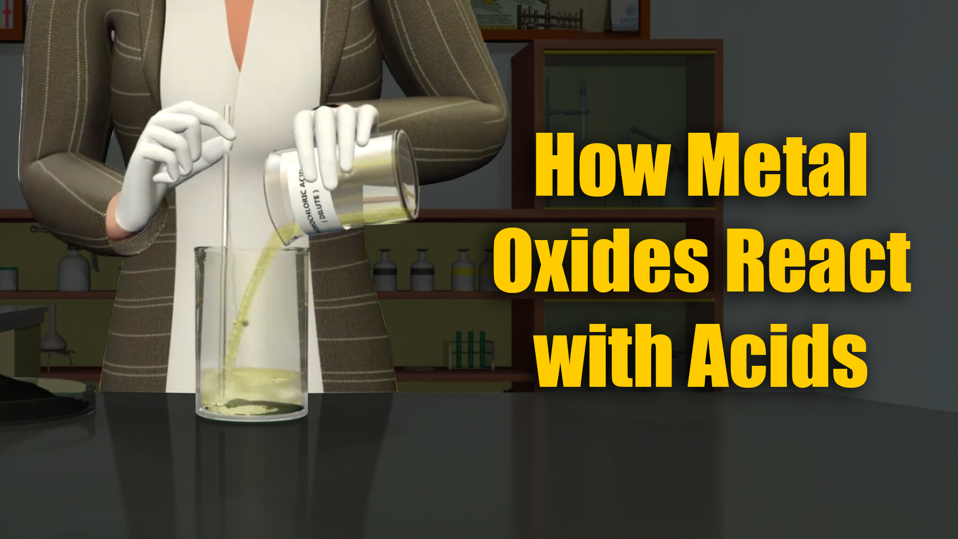 Reaction of Metal Oxides with Acids | ClickView
