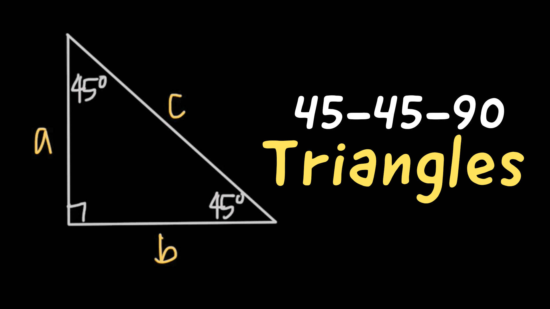 45-45-90 Triangles Video & Resources | ClickView