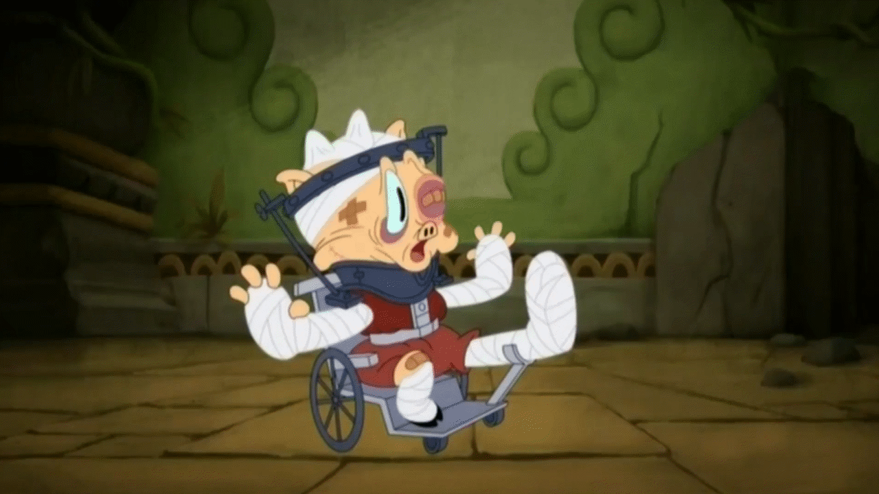 Curse of the Monkeybird: Marvin Flag Gag/Deflating Planet Harm ...