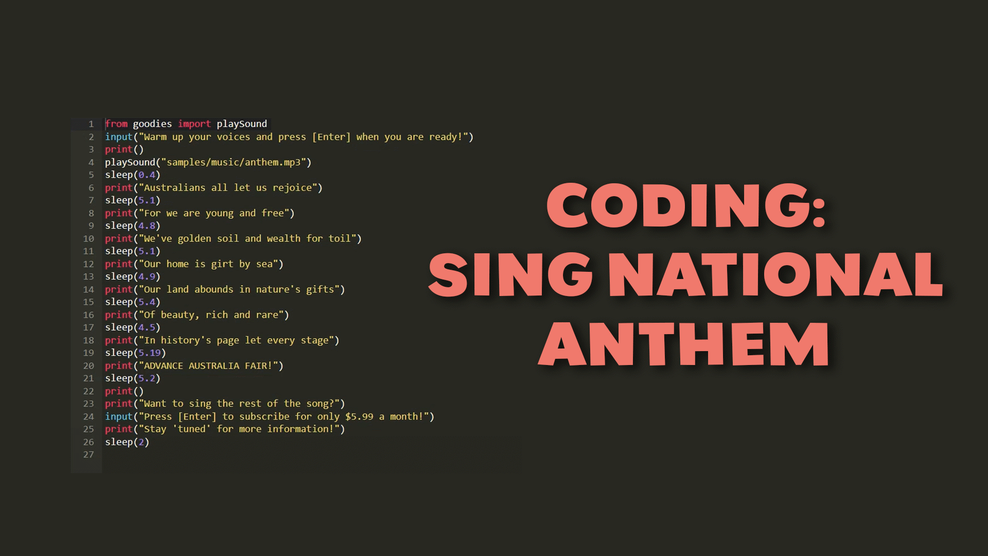 Singing the National Anthem Video & Resources | ClickView
