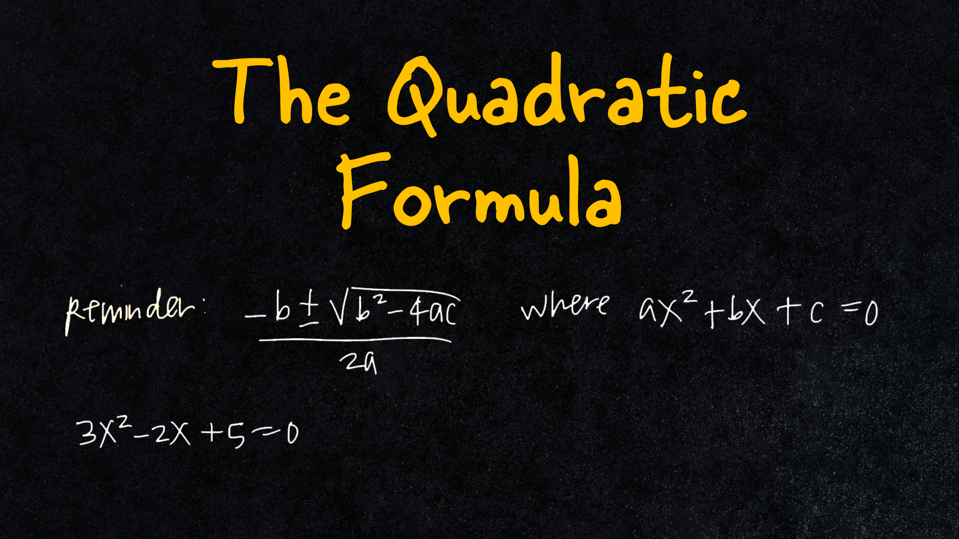 Quadratic Formula Video & Resources | ClickView