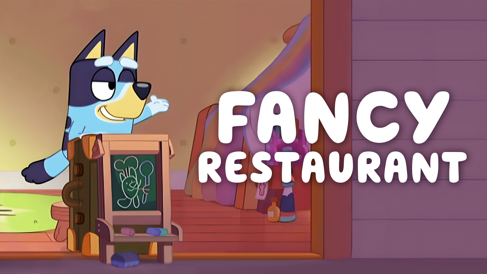 Fancy Restaurant - Bingo and Bluey want Mum a... - ClickView