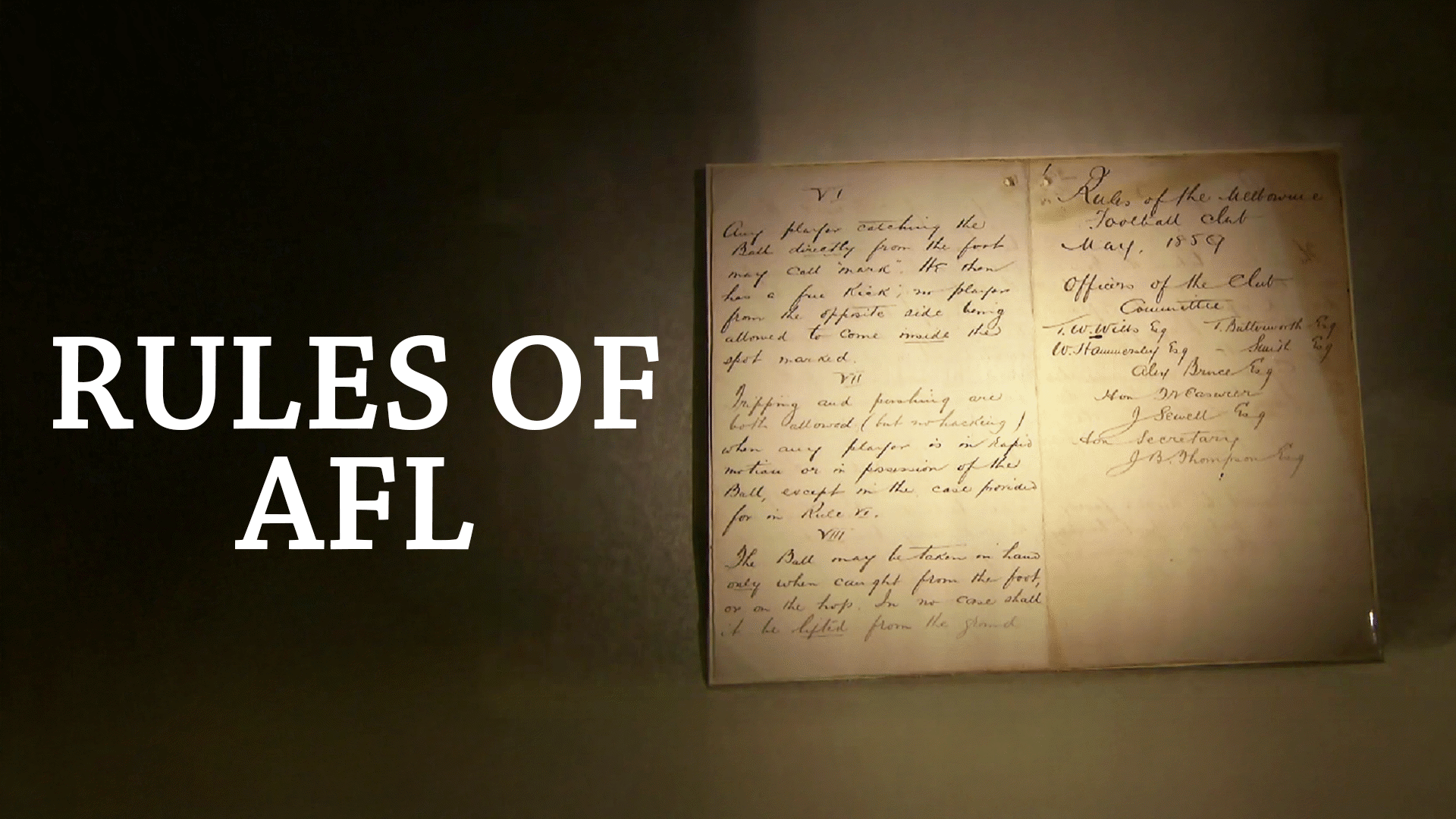 Rules of AFL Video & Resources | ClickView