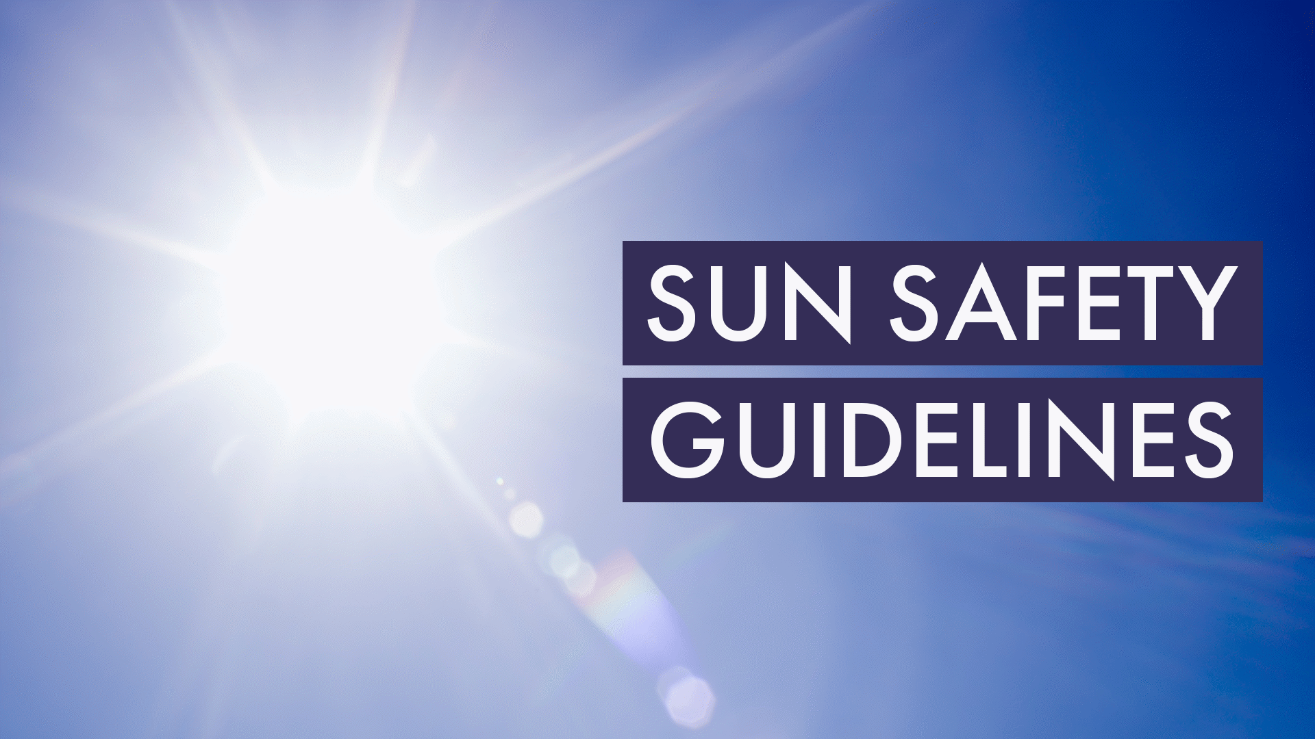 Sun Safety Guidelines Video & Resources | ClickView
